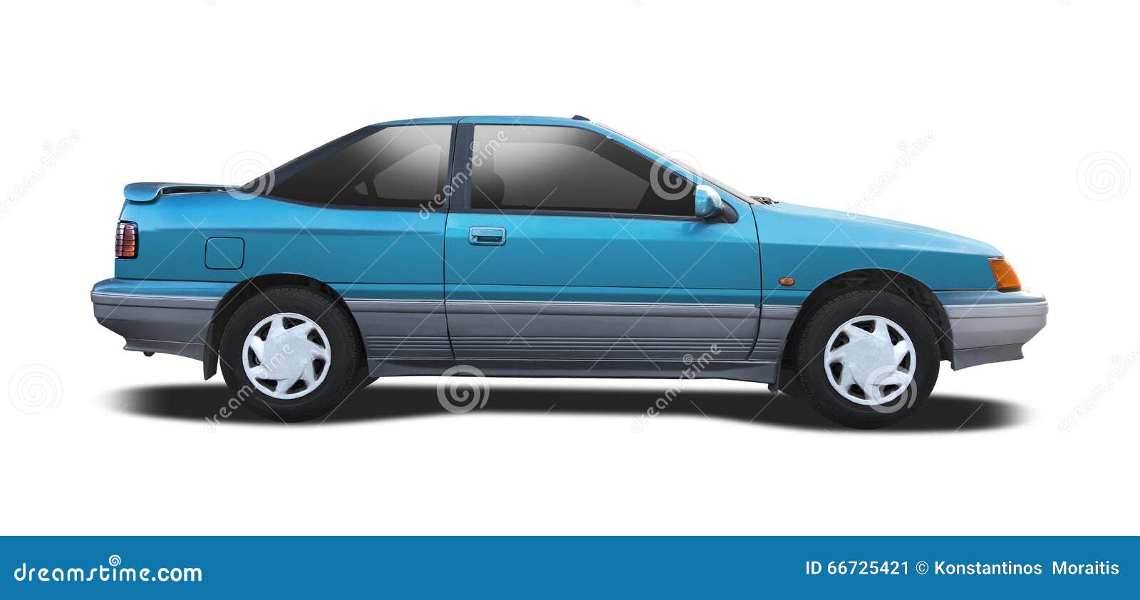 Hyundai S coupe side view stock image. Image of korean - 66725421
