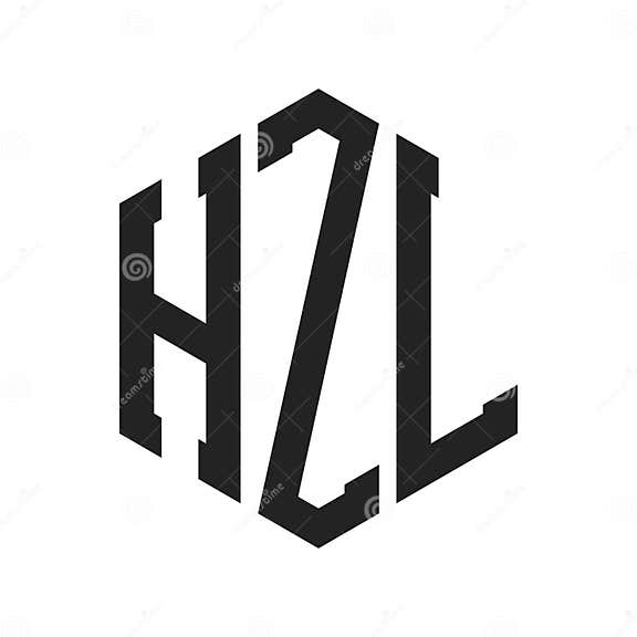 HZL Logo Design. Initial Letter HZL Monogram Logo Using Hexagon Shape ...