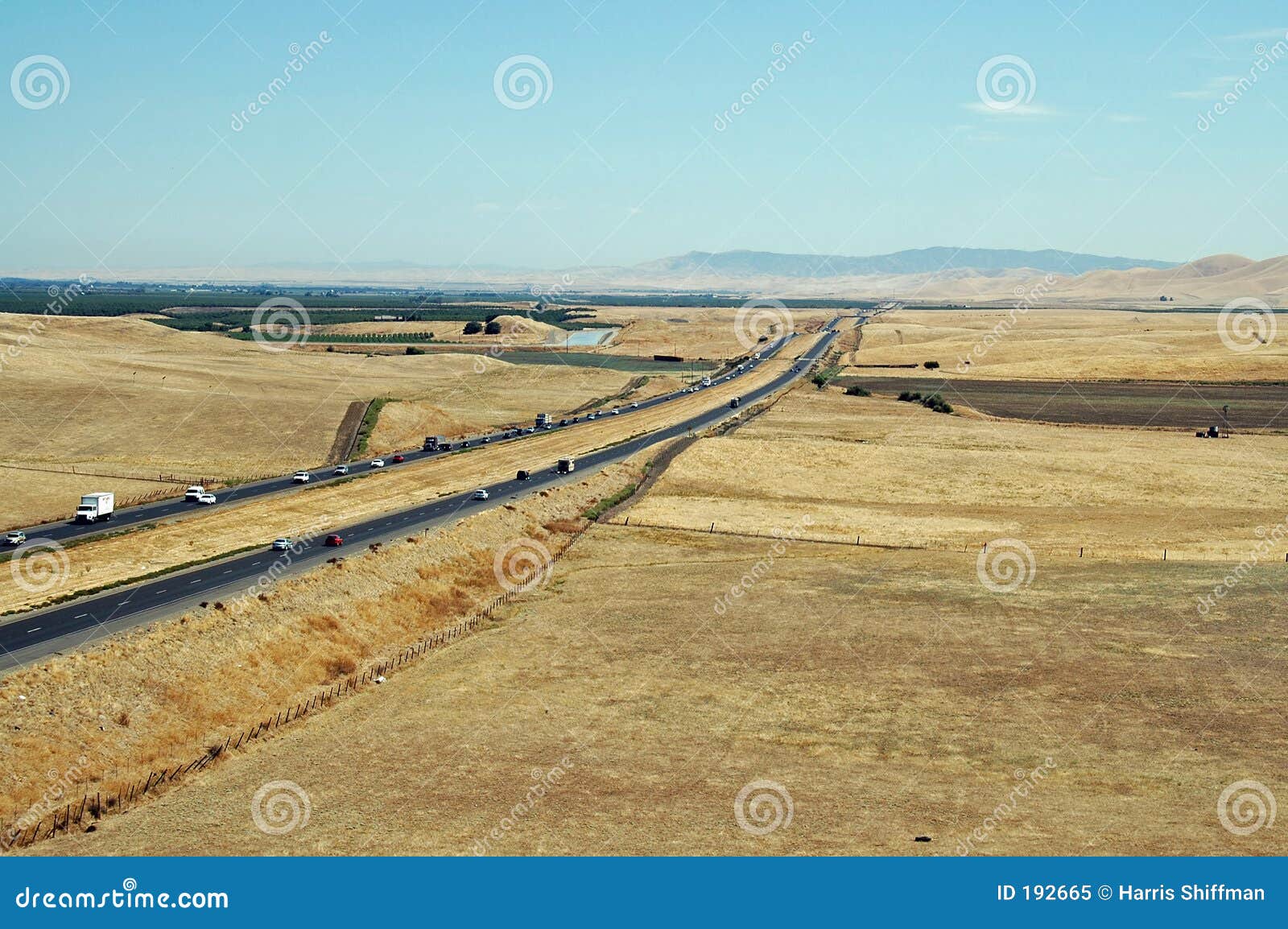 I-5 stock image. Image of mountains, highway, valley, traffic - 192665
