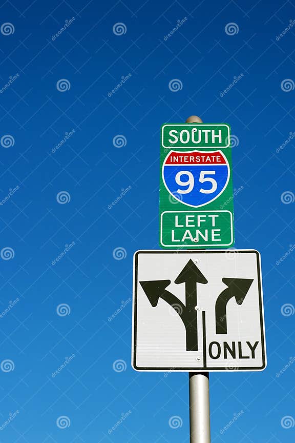 I-95 sign stock image. Image of american, america, pennsylvania - 18245549