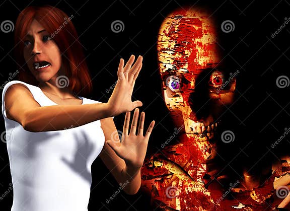 I am Afraid of Zombies stock photo. Image of fight, frightening - 11056408