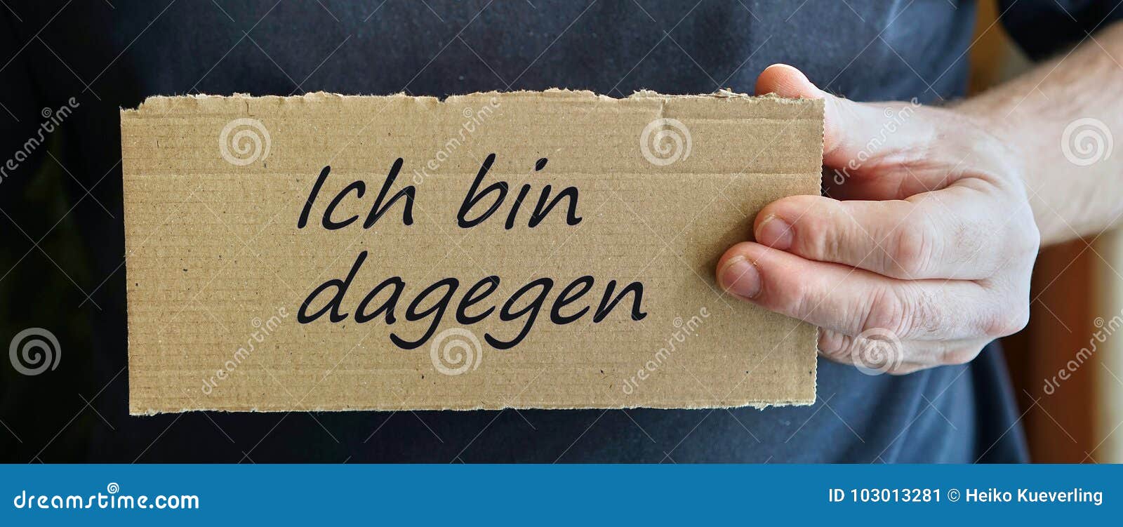 I am against it stock image. Image of inscription, intolerance - 103013281