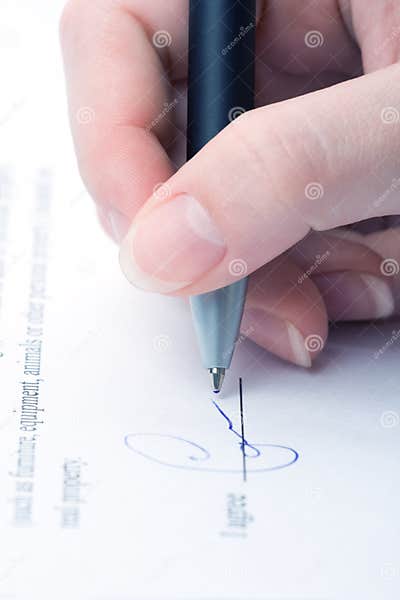 I agree stock image. Image of business, letter, writing - 4176109