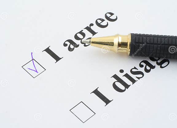 I agree stock image. Image of favourable, agreement, favourably - 699571