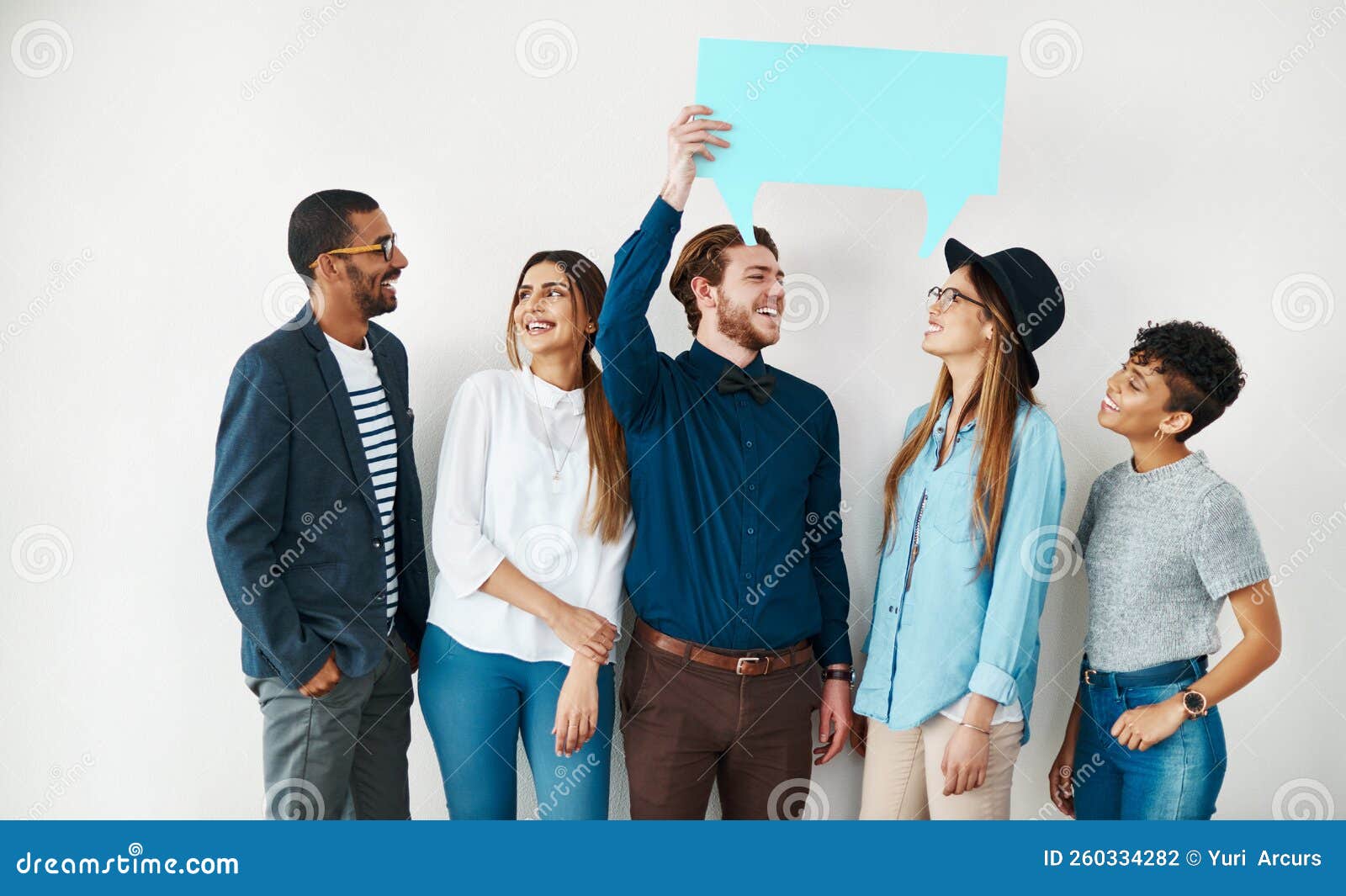 I Agree with Whatever You Say. a Diverse Group of Creative Employees ...