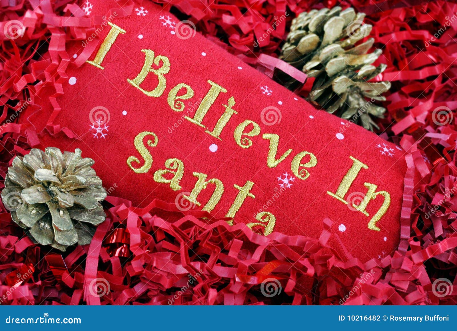 I Believe in Santa stock photo. Image of christmas, horizontal - 10216482