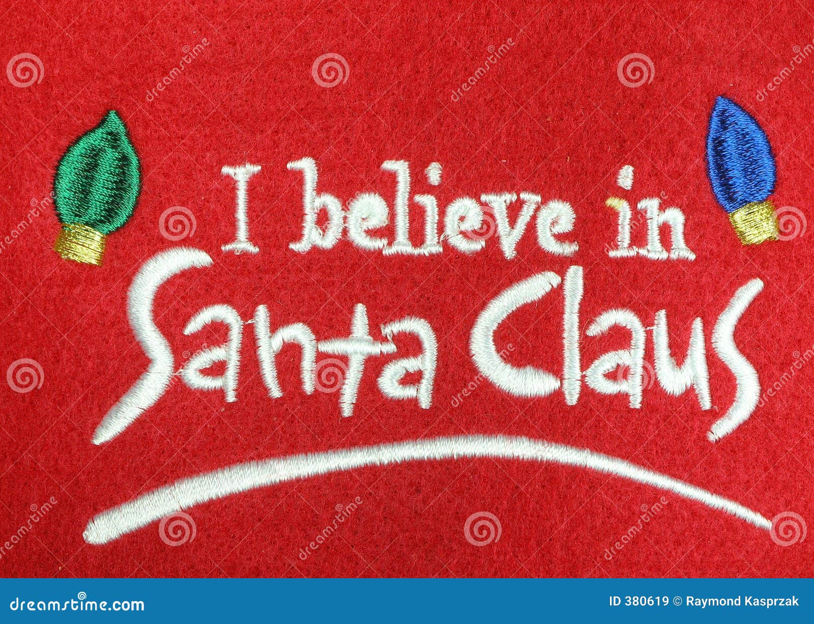 I believe in Santa Claus stock image. Image of christmas - 380619