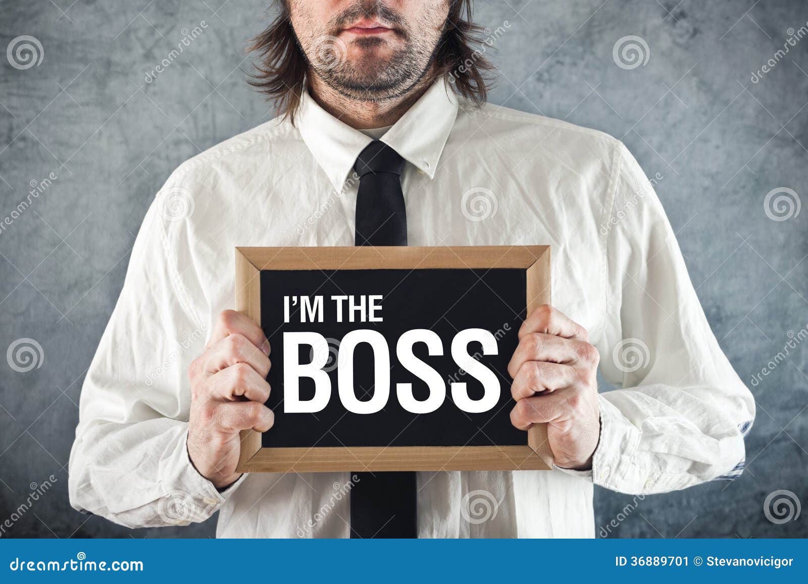 I am the Boss stock image. Image of business, office - 36889701