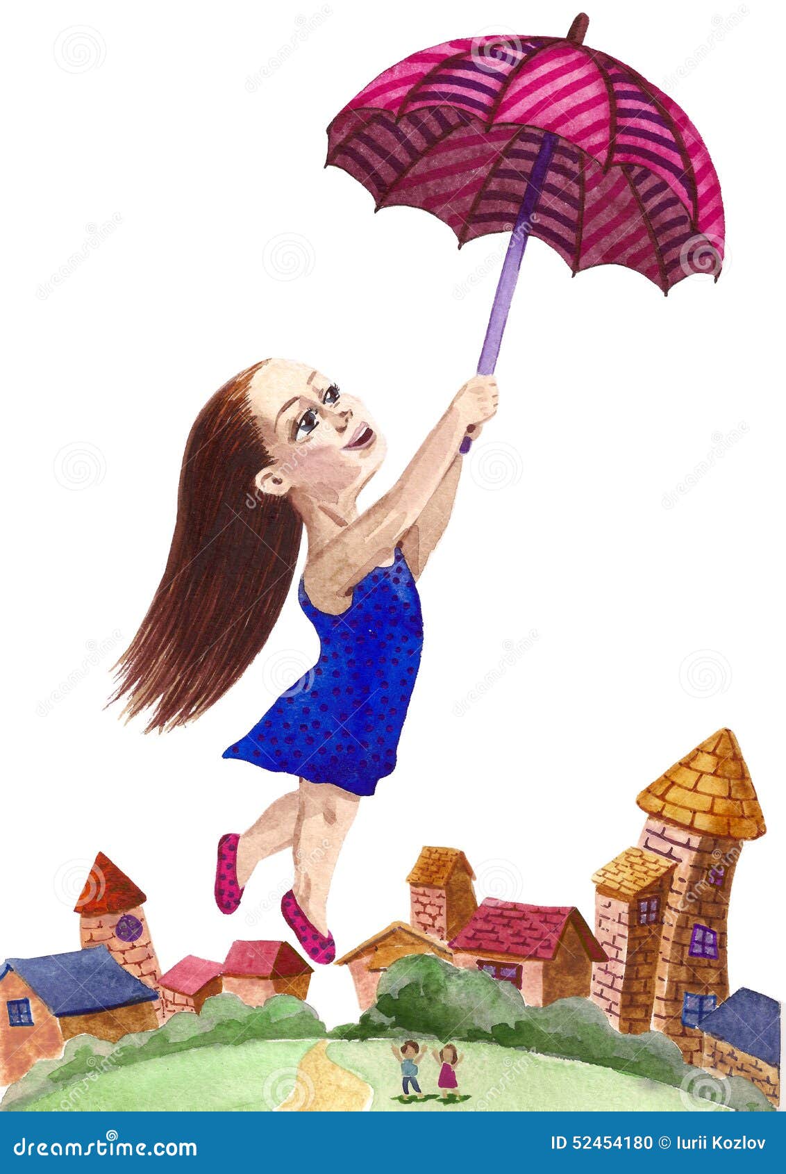 I can fly stock illustration. Illustration of handle - 52454180