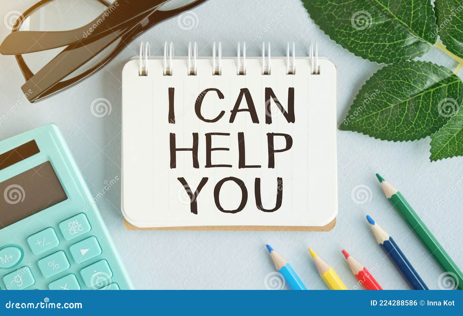 I Can Help You Written on a Card at the Stock Photo - Image of therapy ...