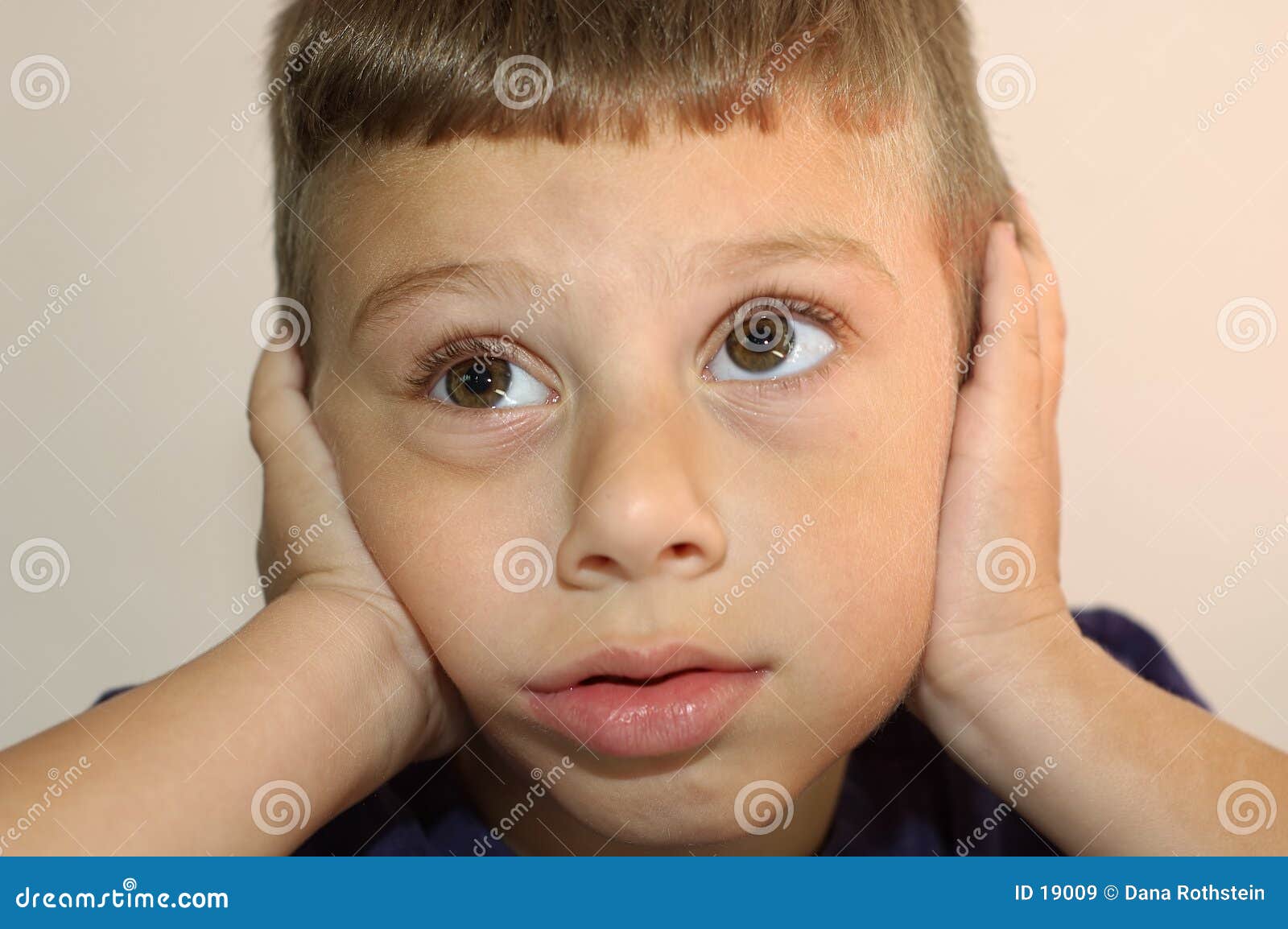 I can t Hear You stock image. Image of child, expression - 19009