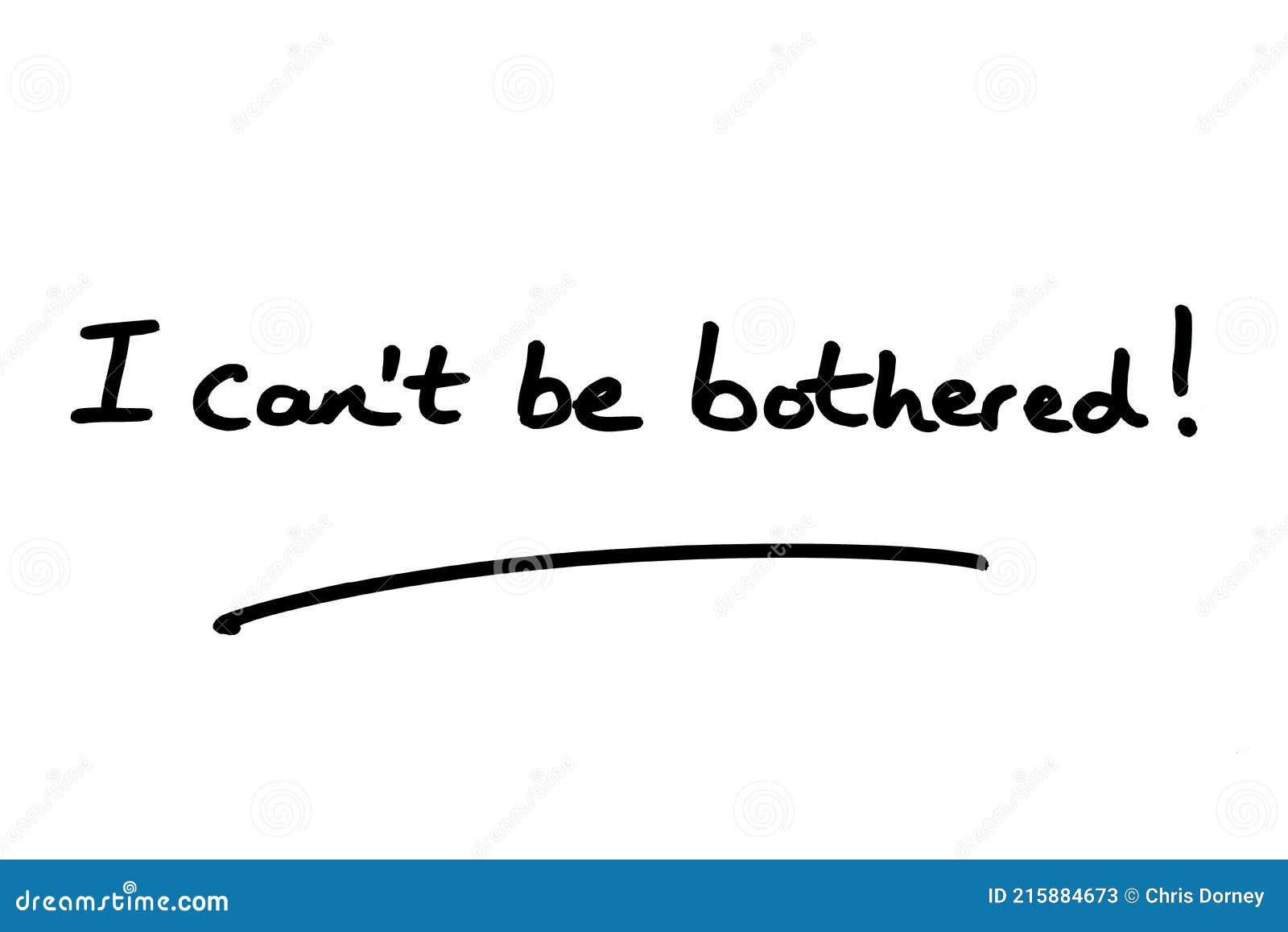 I cant be bothered stock illustration. Illustration of lazy - 215884673