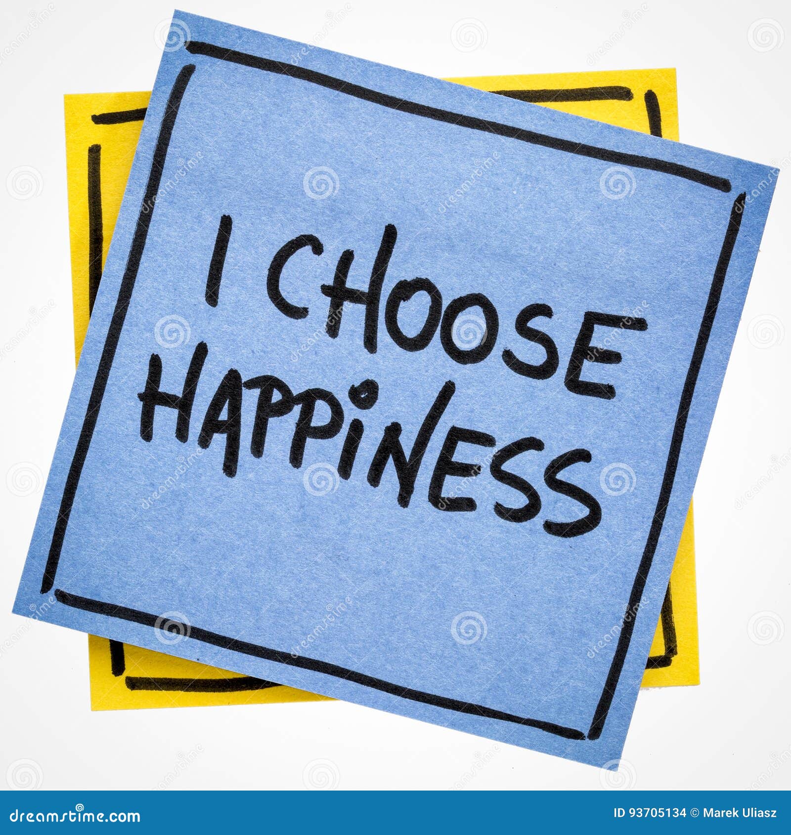 I Choose Happiness Positive Affirmation Stock Photo - Image of optimism ...