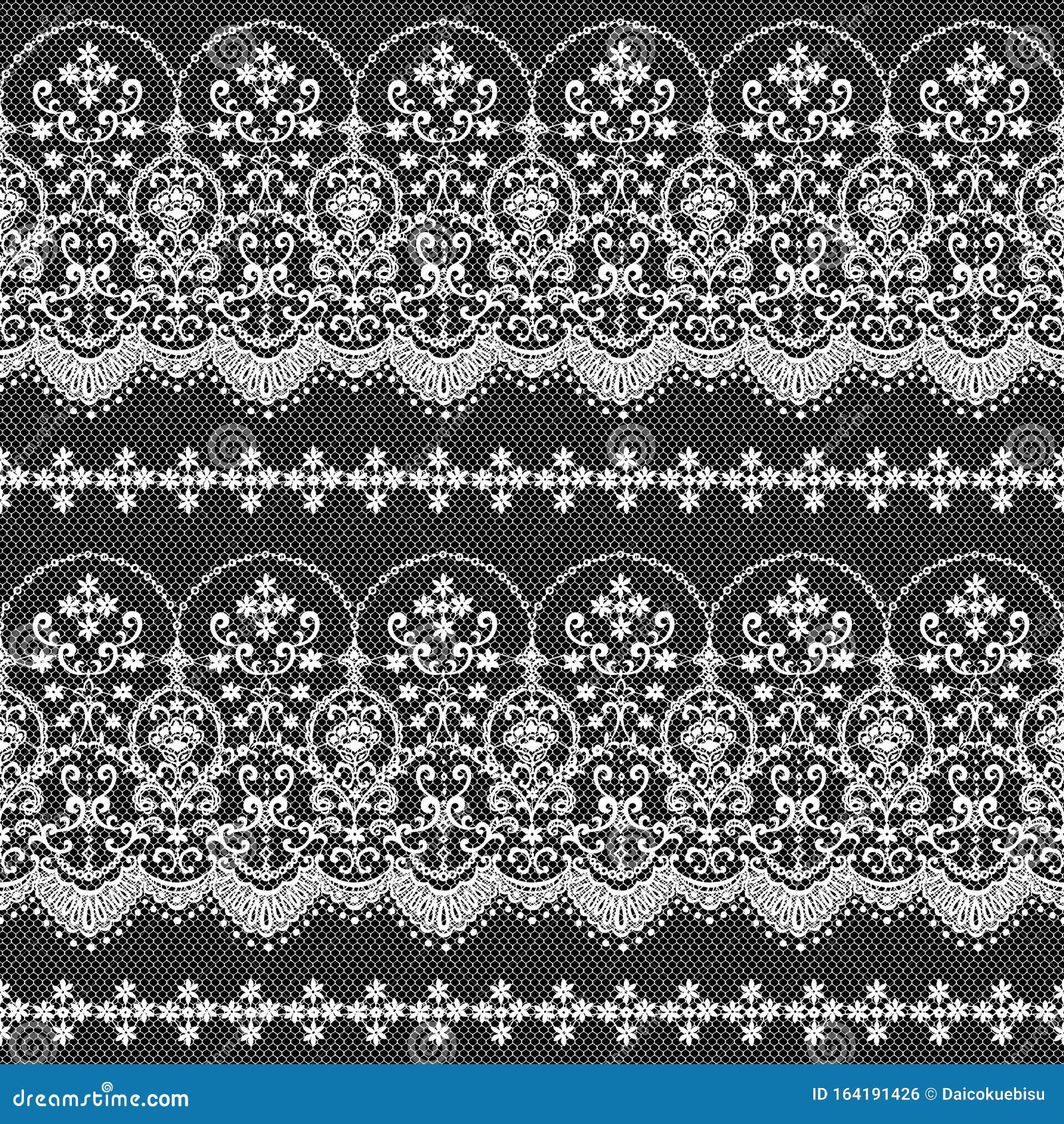 Beautiful Lace Knitting Made into a Seamless Pattern Stock Vector ...