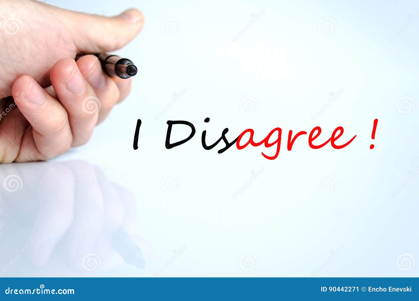 I Disagree Concept stock image. Image of disagreement - 90442271