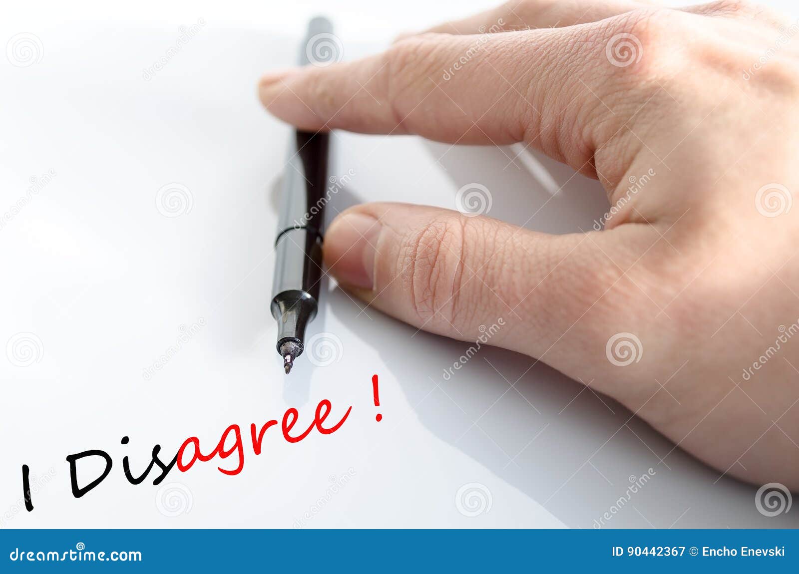 I Disagree Concept stock image. Image of anger, business - 90442367