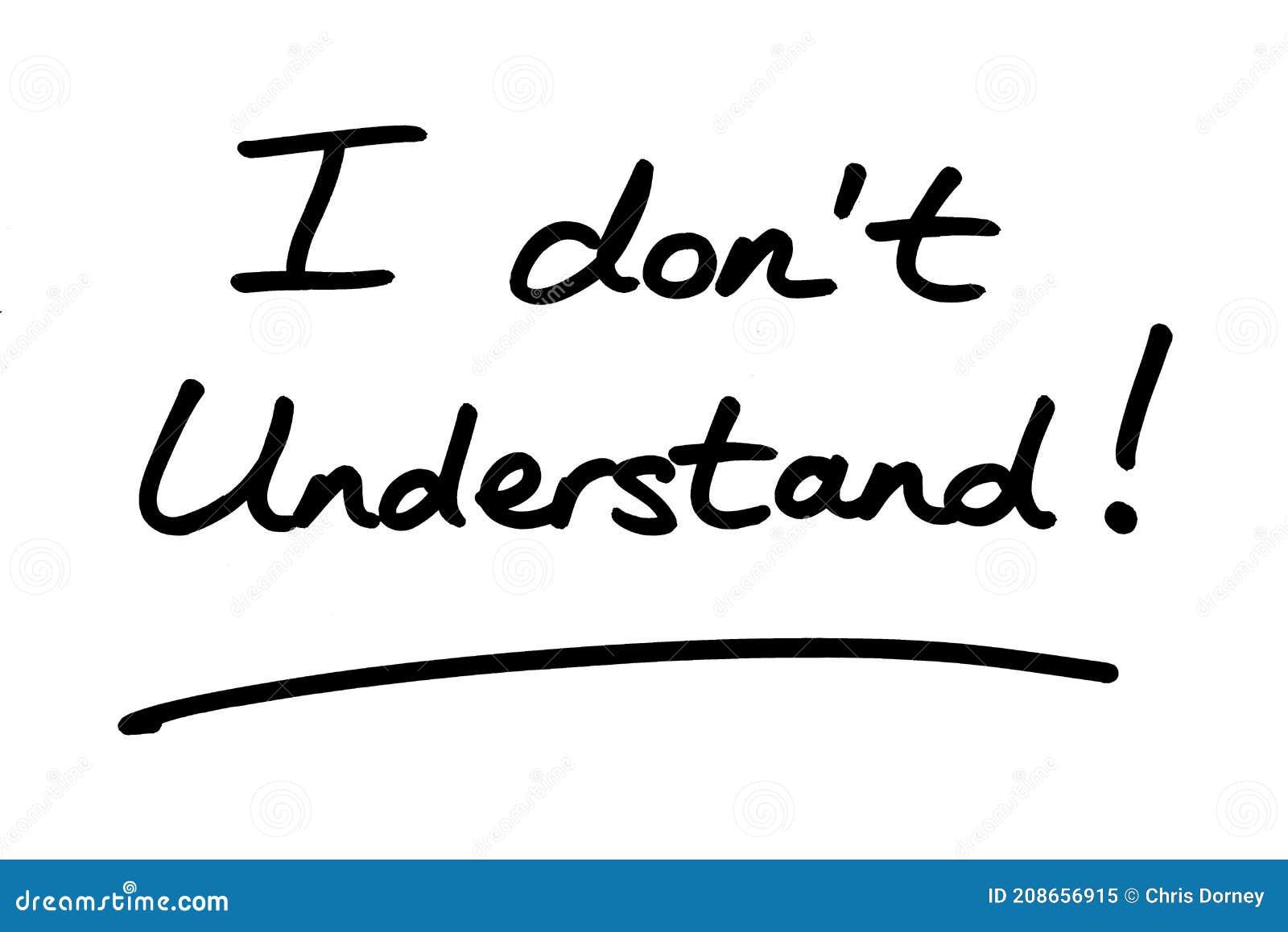 I dont understand stock illustration. Illustration of note - 208656915 I dont understand stock illustration. Illustration of note - 208656915