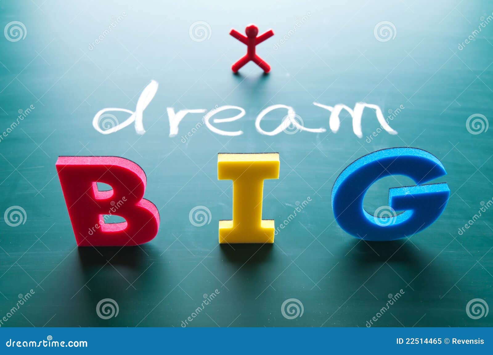 I Dream Big Concept Stock Image Image Of Letter Reminder 22514465