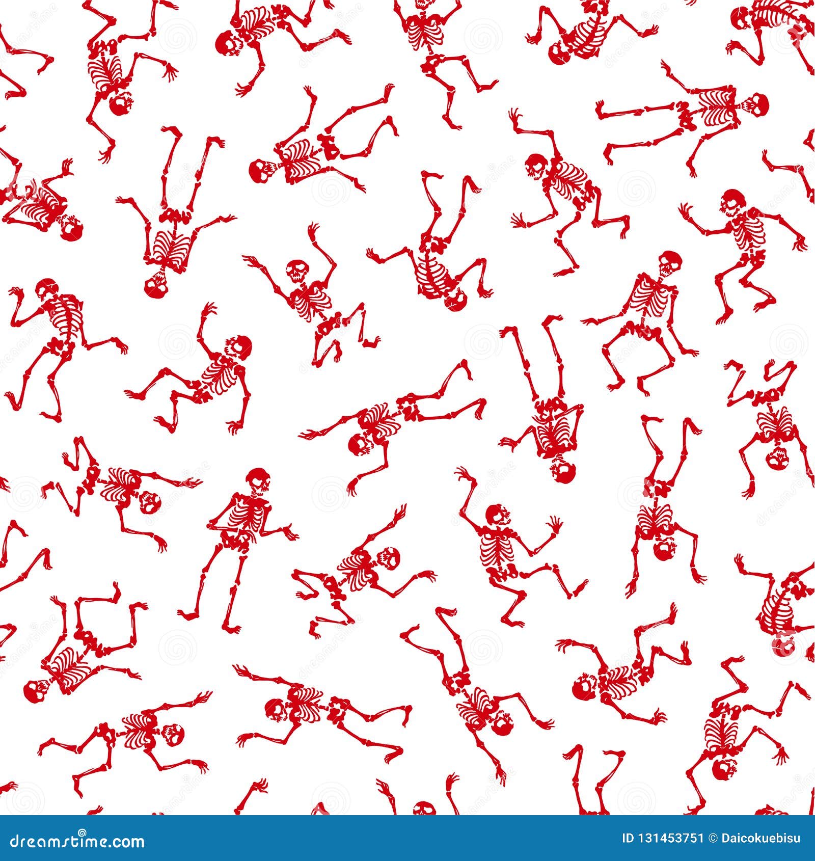 Interesting Human Bone Pattern, Stock Vector - Illustration of repeat ...