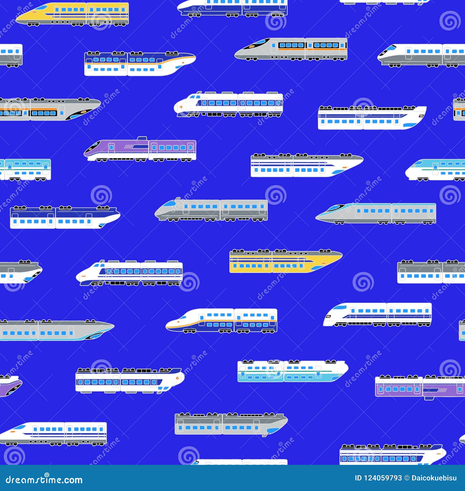 Pattern of the Shinkansen, stock illustration. Illustration of speed ...