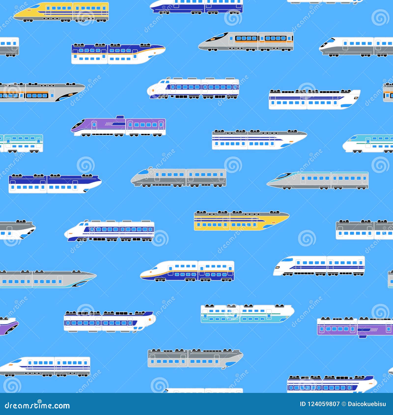 Pattern Of The Shinkansen, Stock Photography | CartoonDealer.com #124059806