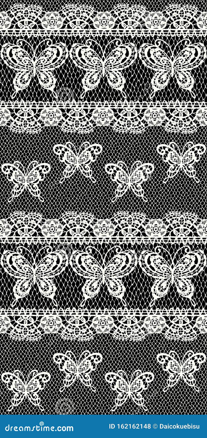 Made a Beautiful Lacework a Seamless Pattern, I Drew a Real Lacework ...
