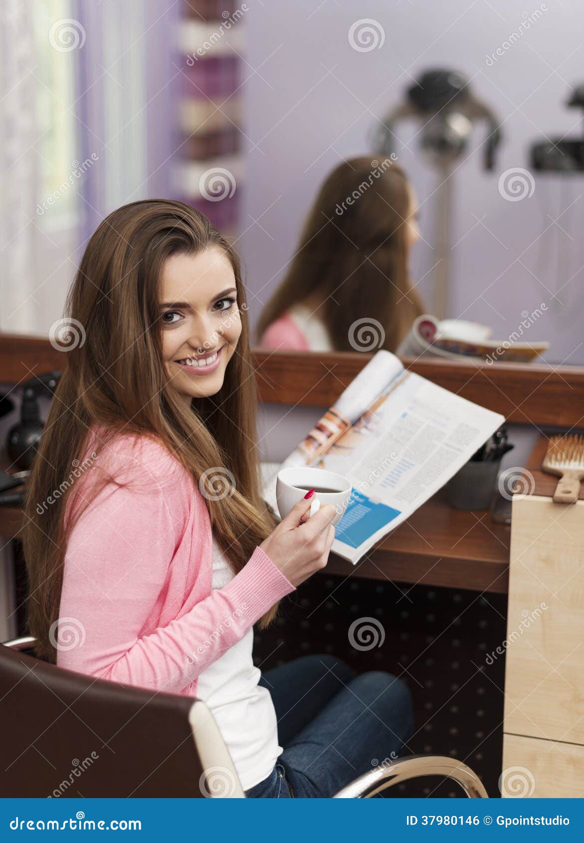 I Feel Very Comfortable in this Salon Stock Photo - Image of salon ...