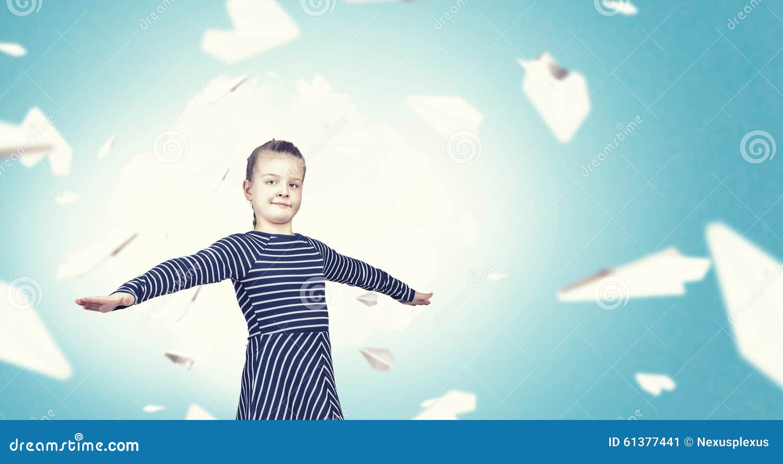 I am flying stock image. Image of dream, flight, aircraft - 61377441