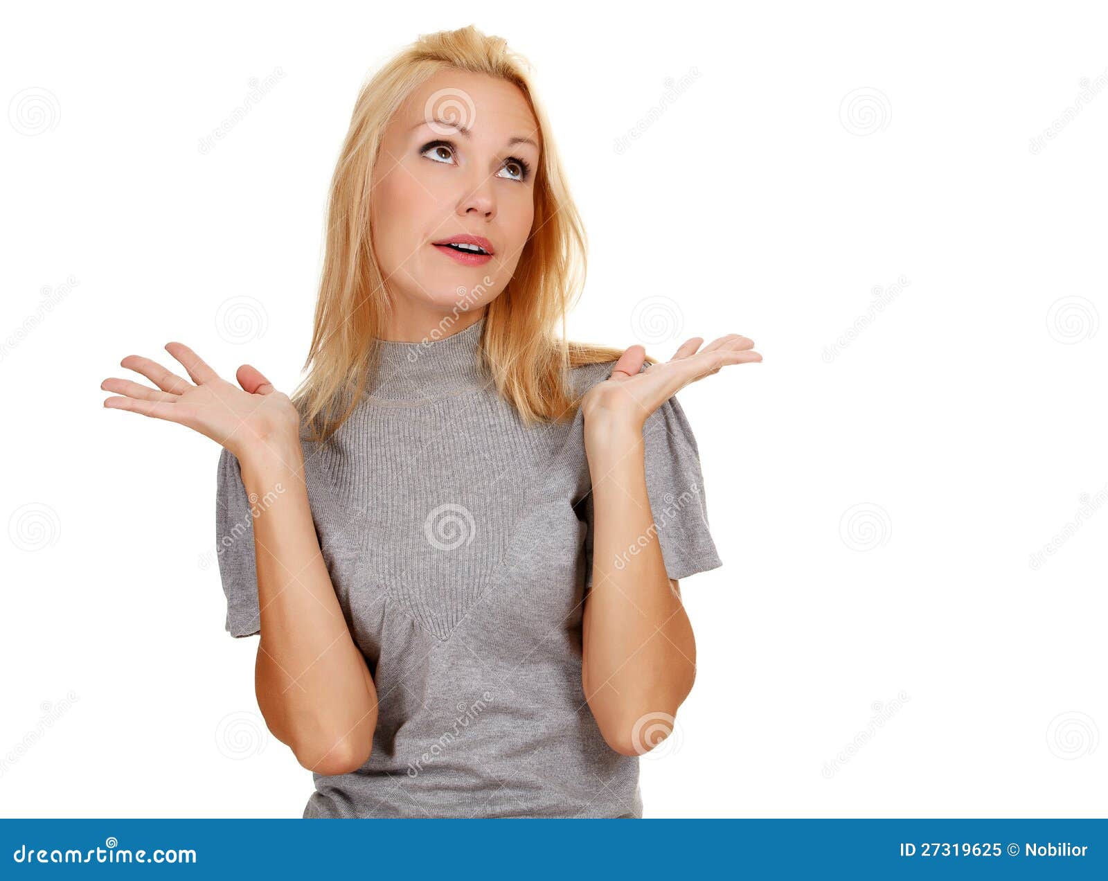 I give up stock image. Image of fear, attractive, eyes - 27319625