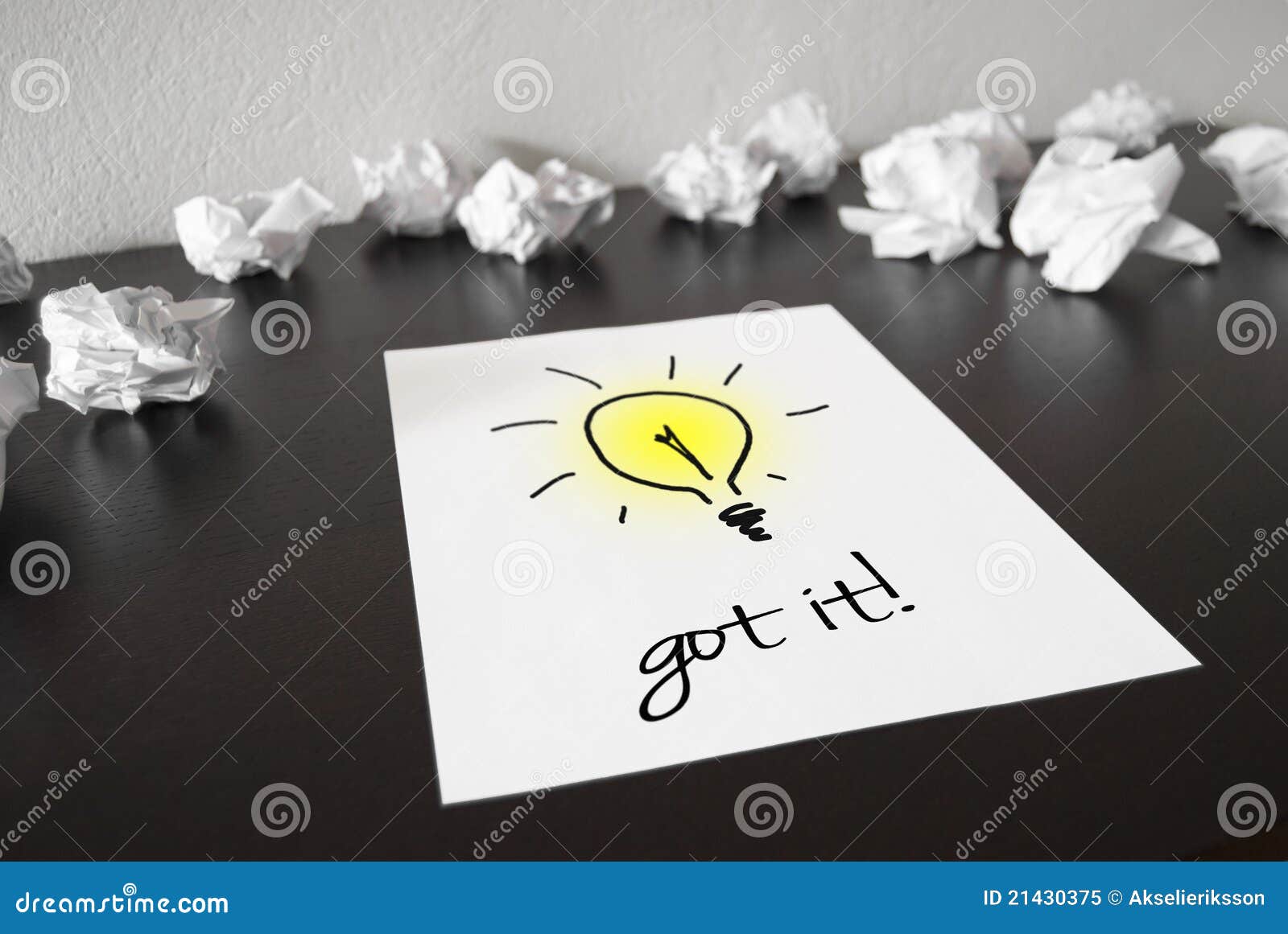 I got a great idea stock image. Image of work, problem - 21430375