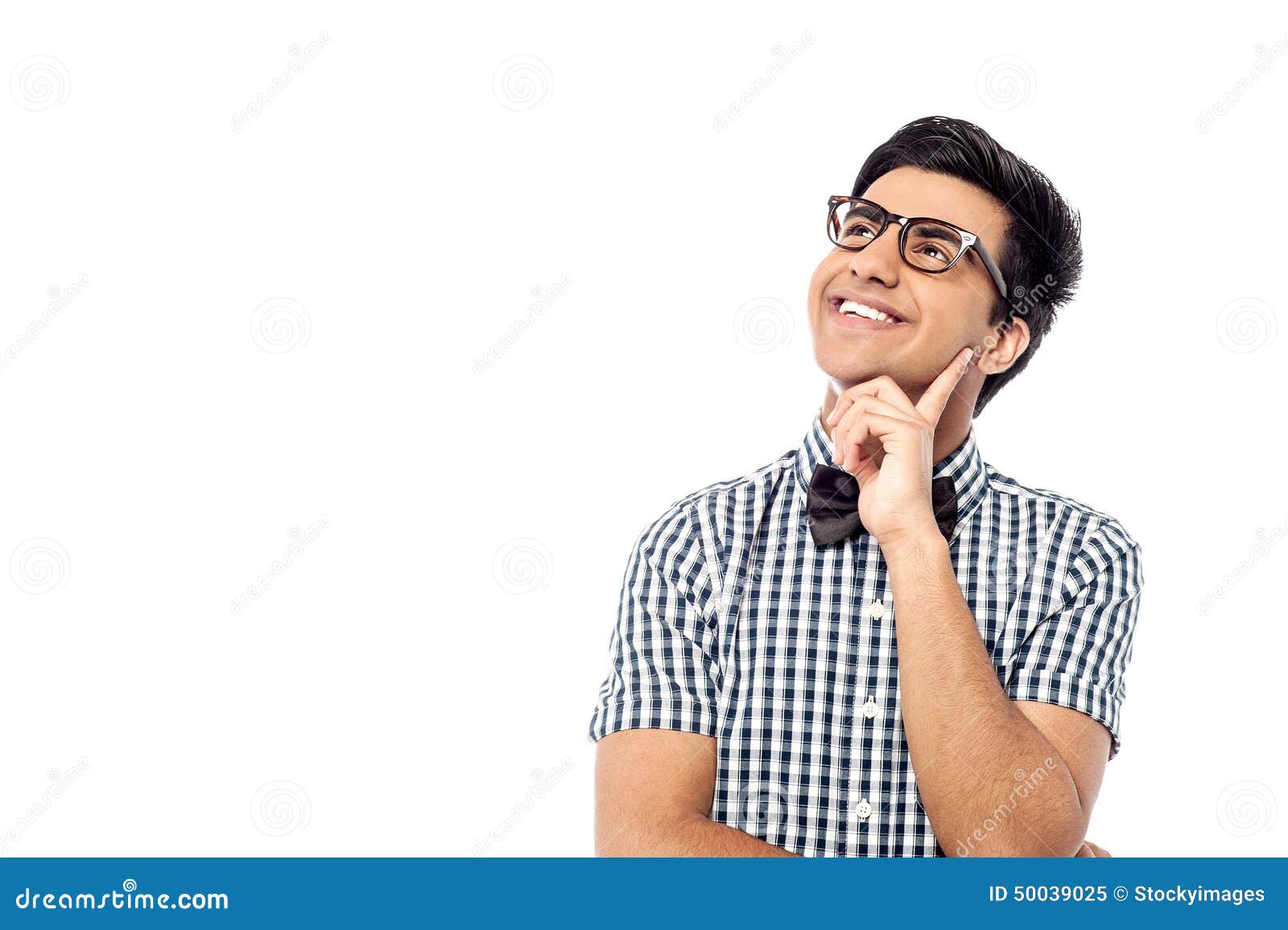 I got an idea ! stock image. Image of contemplating, thinking - 50039025