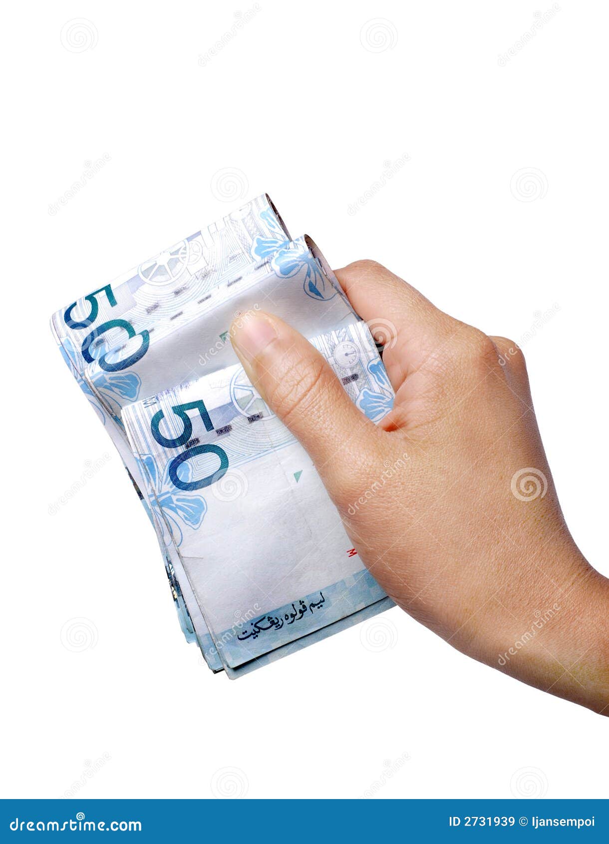 I got money stock image. Image of holding, currency, grab - 2731939