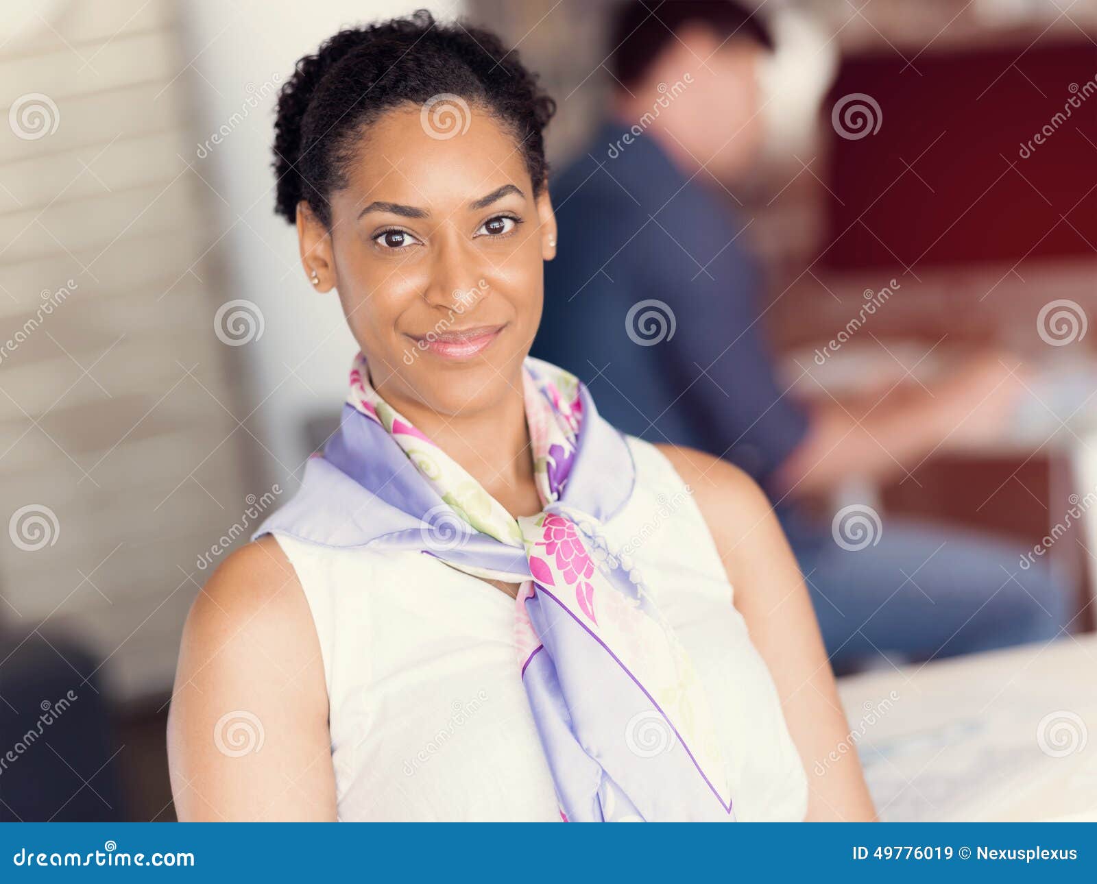 I am happy to work here stock image. Image of manager - 49776019