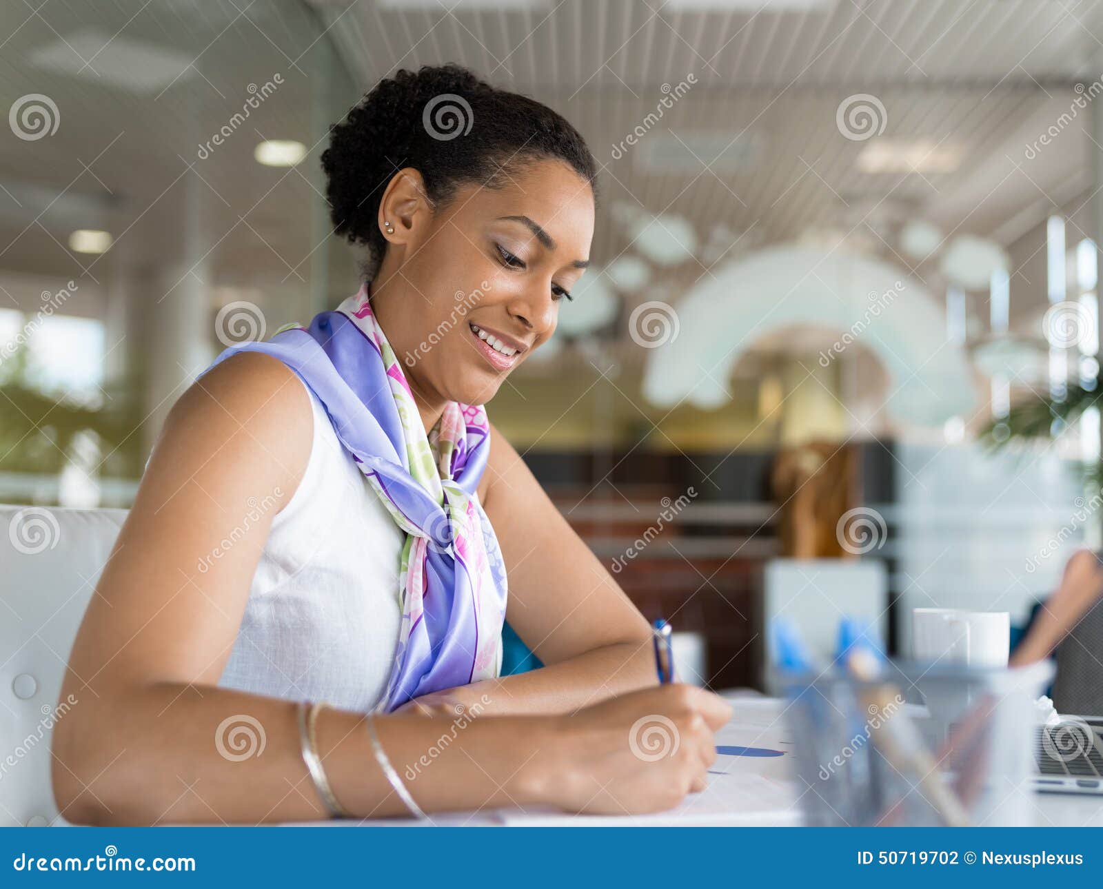 I am happy to work here stock photo. Image of workplace - 50719702