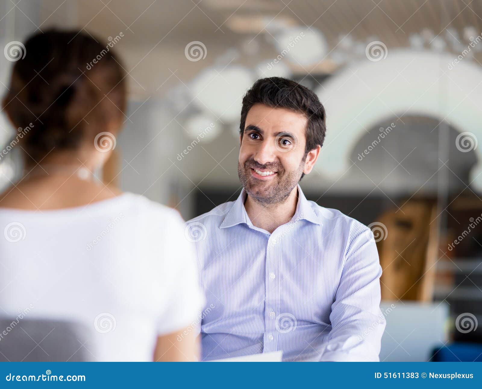 I am happy you joined us stock image. Image of professional - 51611383