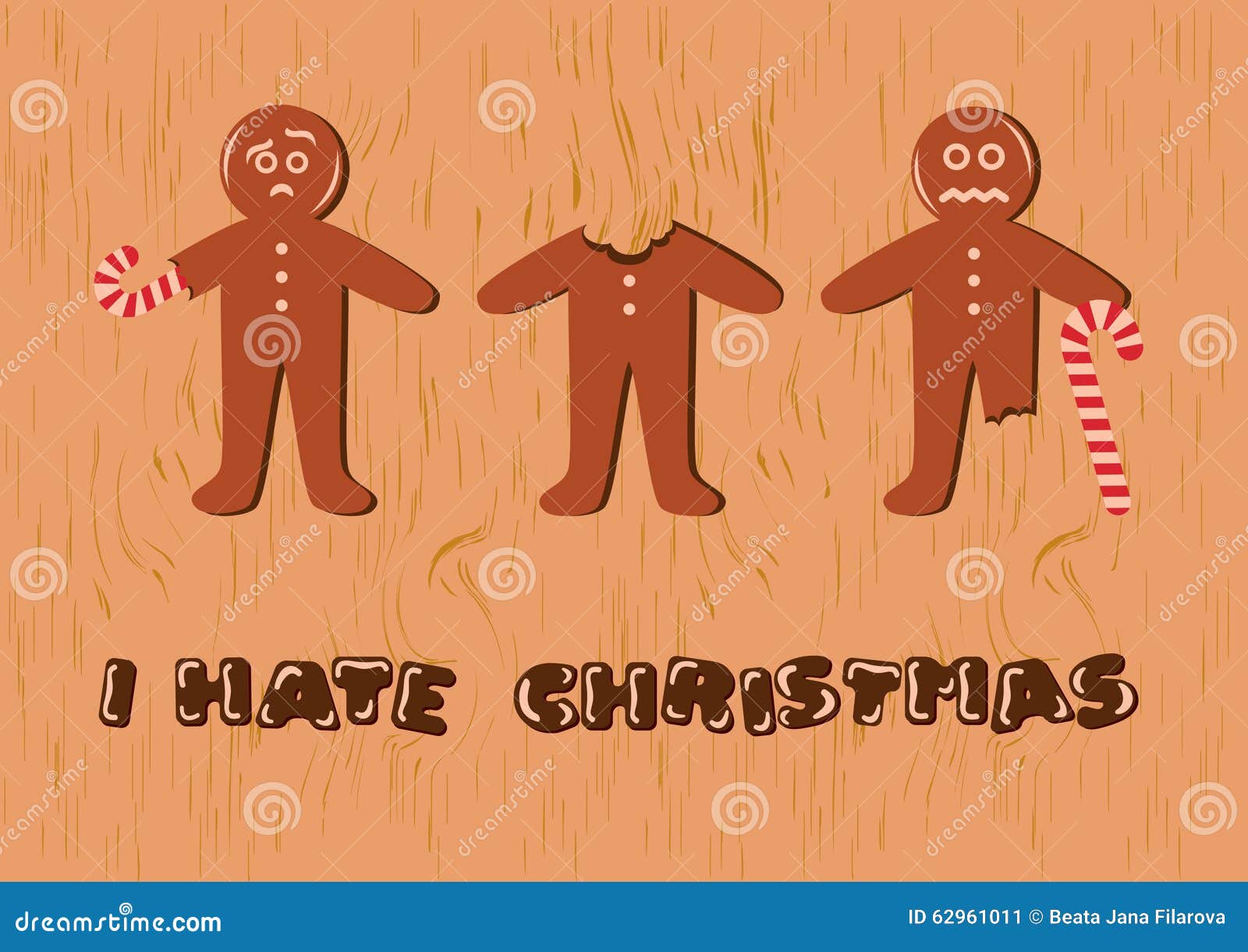 I Hate Christmas. Shout Symbol Of Hatred And Christmas Tree. Aggressive ...