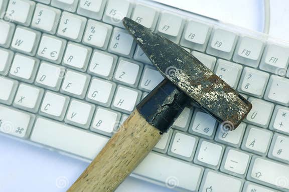 I hate computer editorial photography. Image of white - 1806302