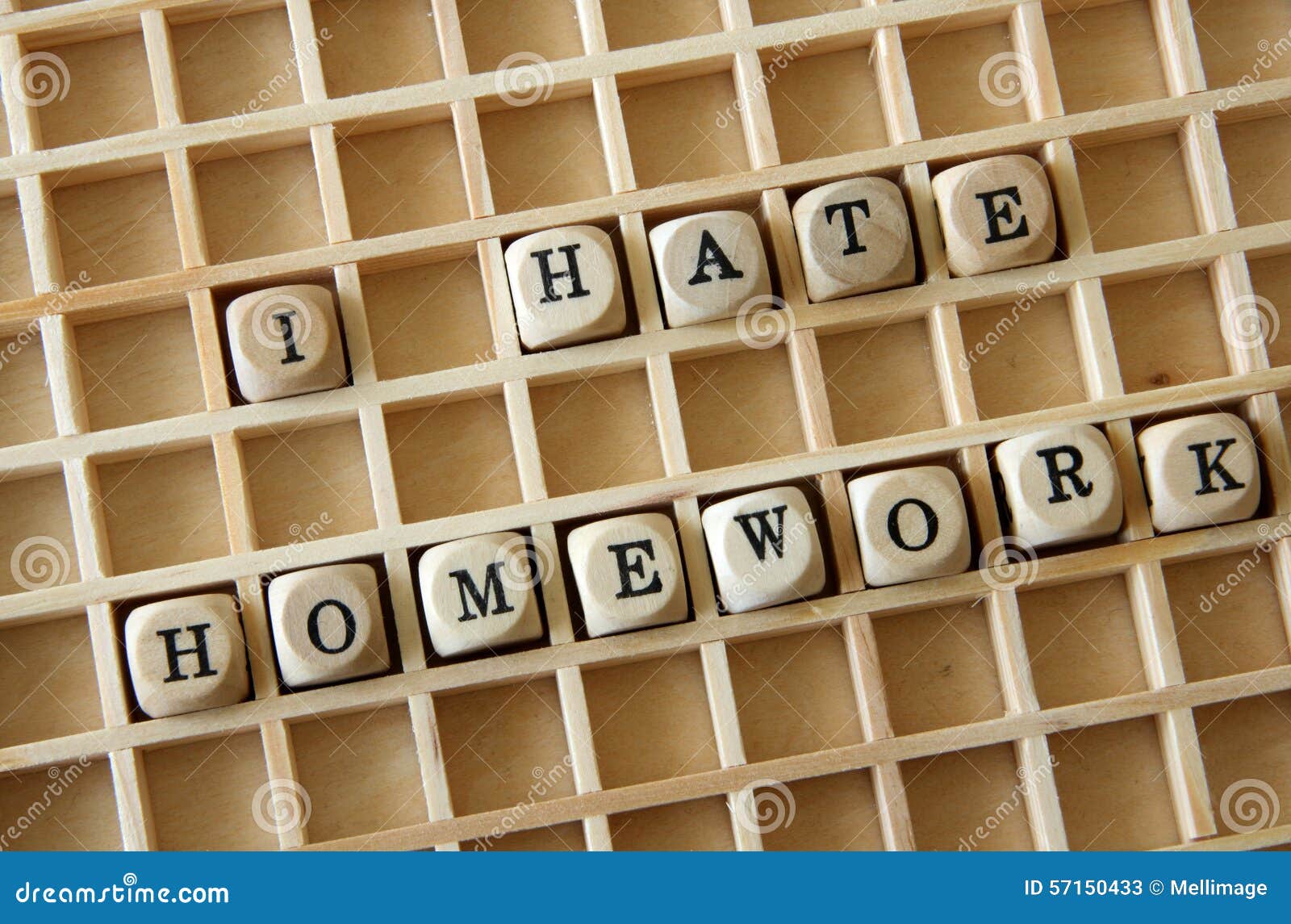 I hate homework stock image. Image of discipline, university - 57150433