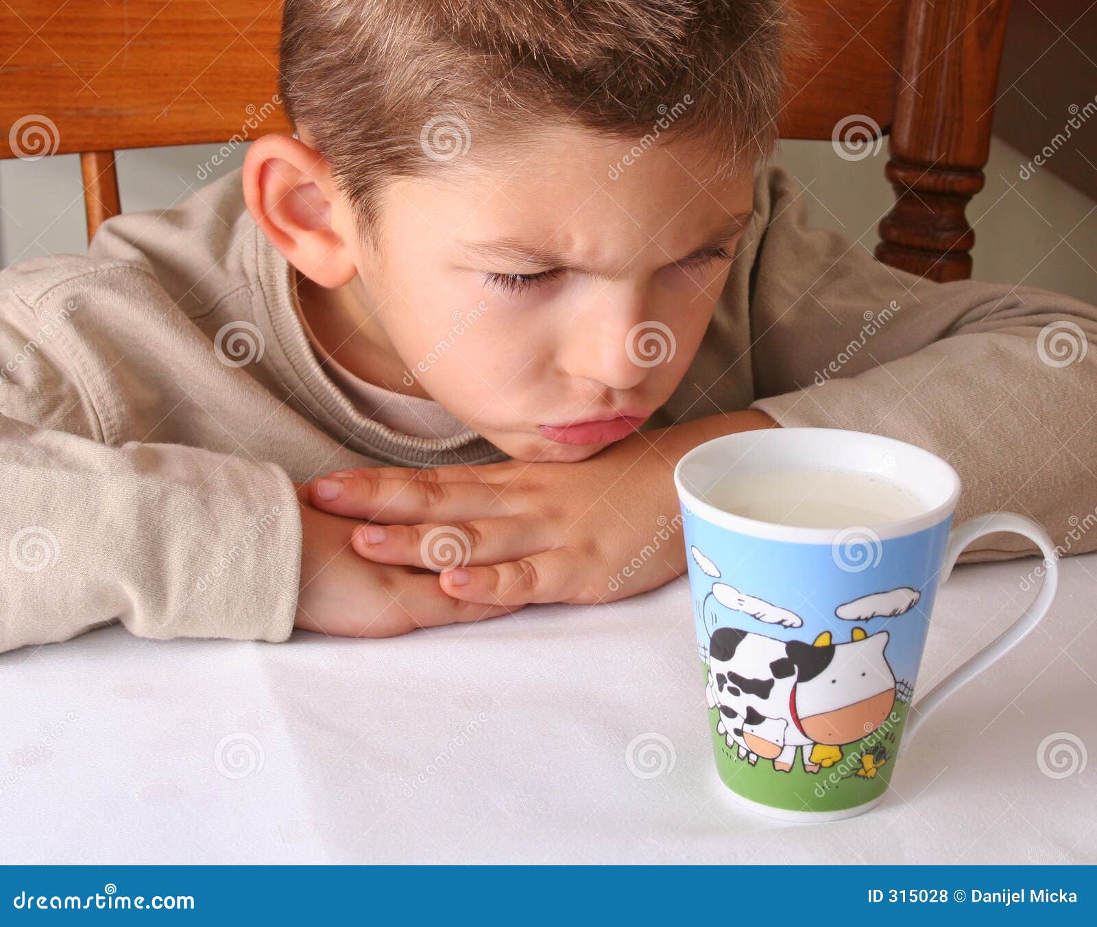 I hate milk stock photo. Image of look, lunch, problem - 315028