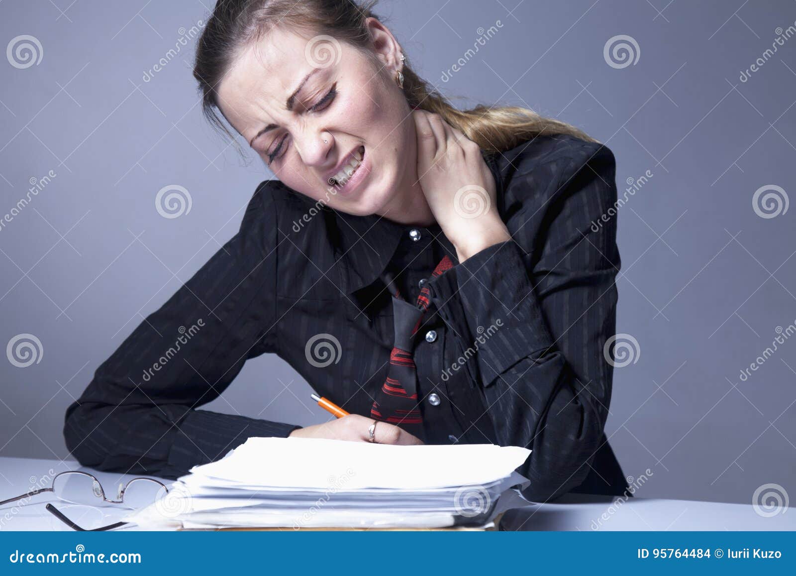 I Hate My Office Work. Office Hell Stock Photo - Image of female ...