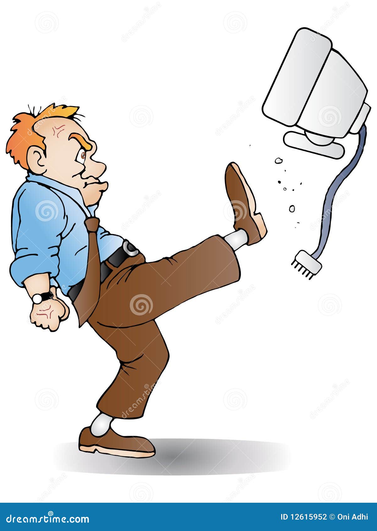 I hate old computer stock illustration. Illustration of modern - 12615952