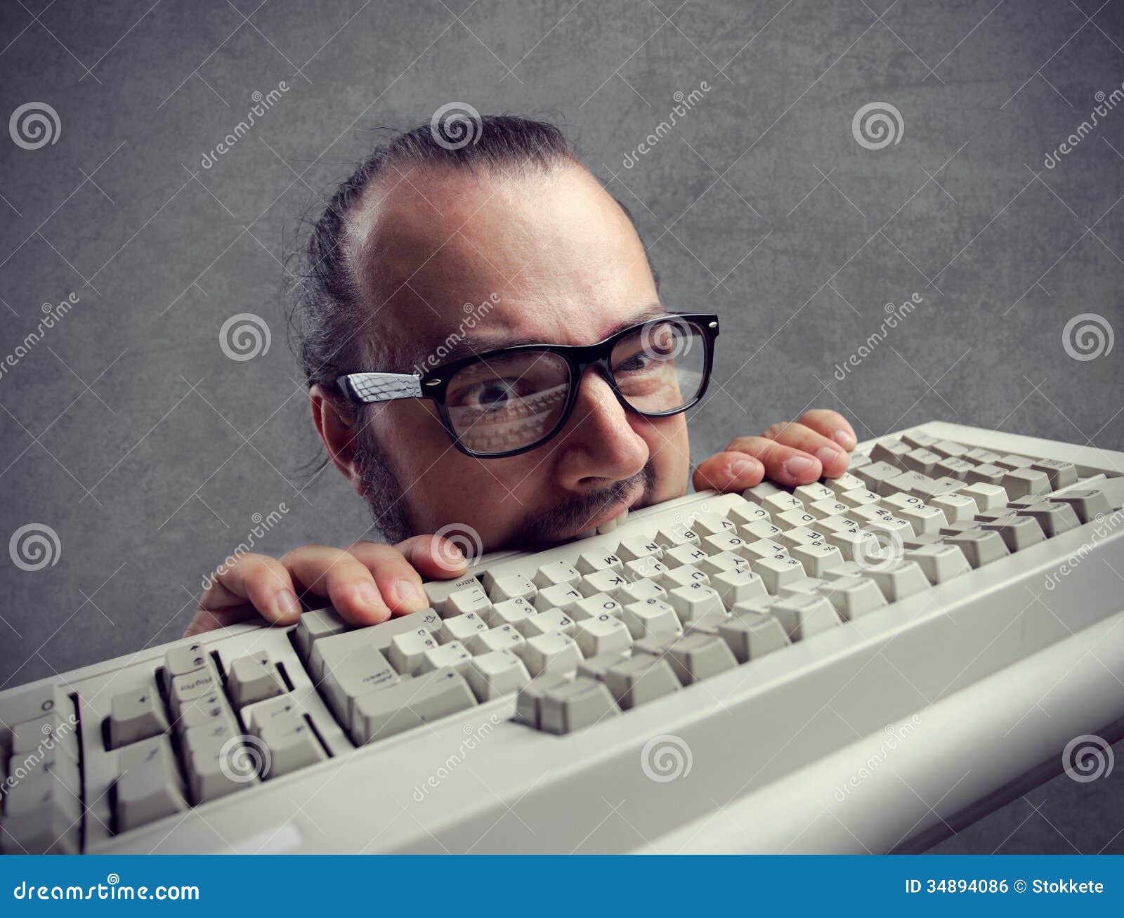 I hate technology stock photo. Image of crazy, caucasian - 34894086