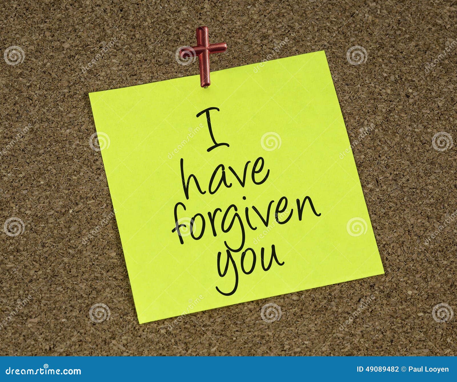 I have forgiven you stock photo. Image of christian, announcement ...