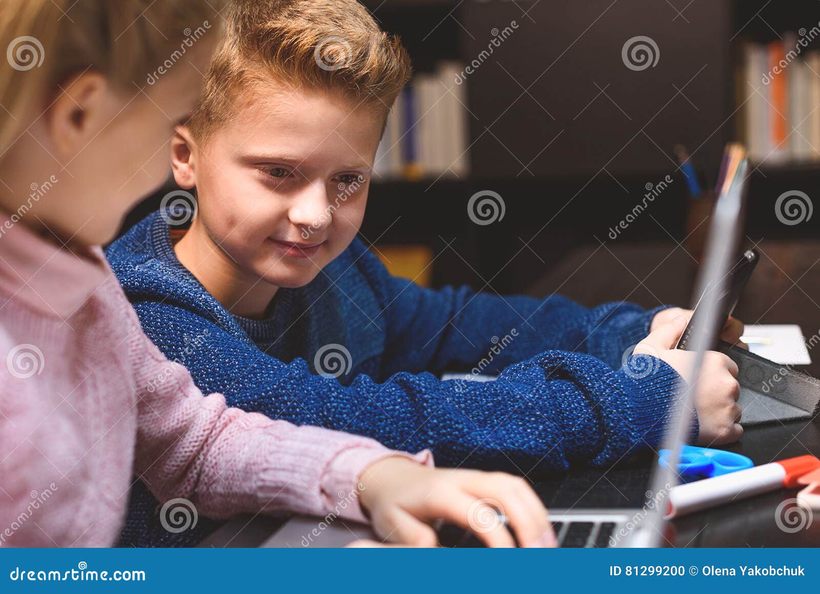 I Have Found Something Interesting in Internet Stock Photo - Image of ...