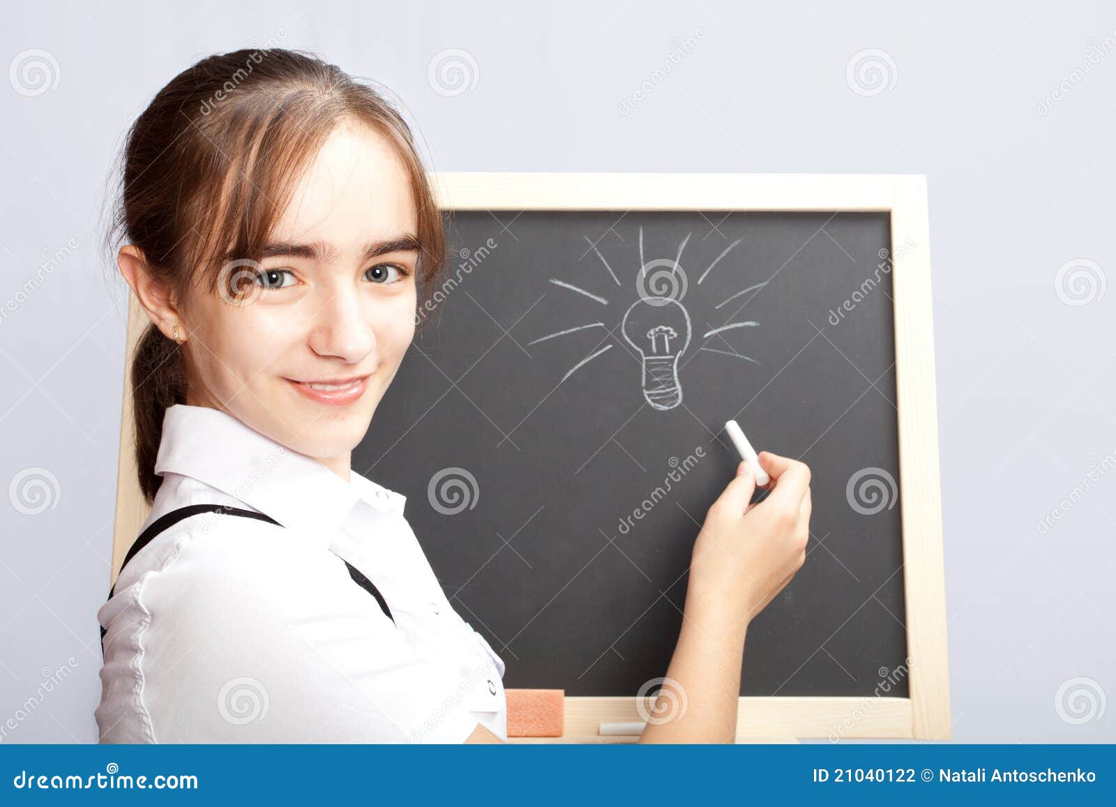 I have a good idea stock photo. Image of childhood, conceptual - 21040122