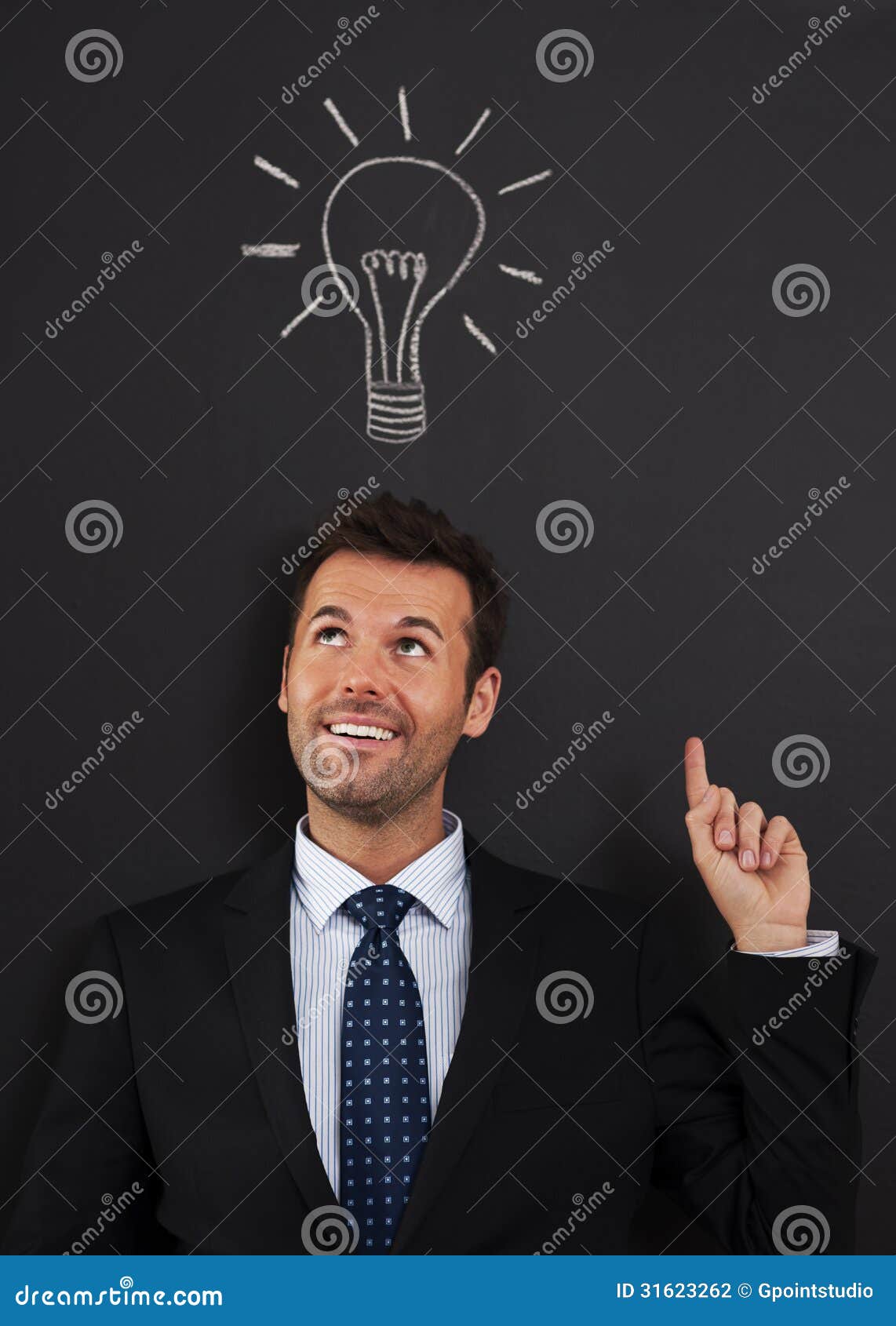 I have good idea! stock photo. Image of adult, intelligence - 31623262
