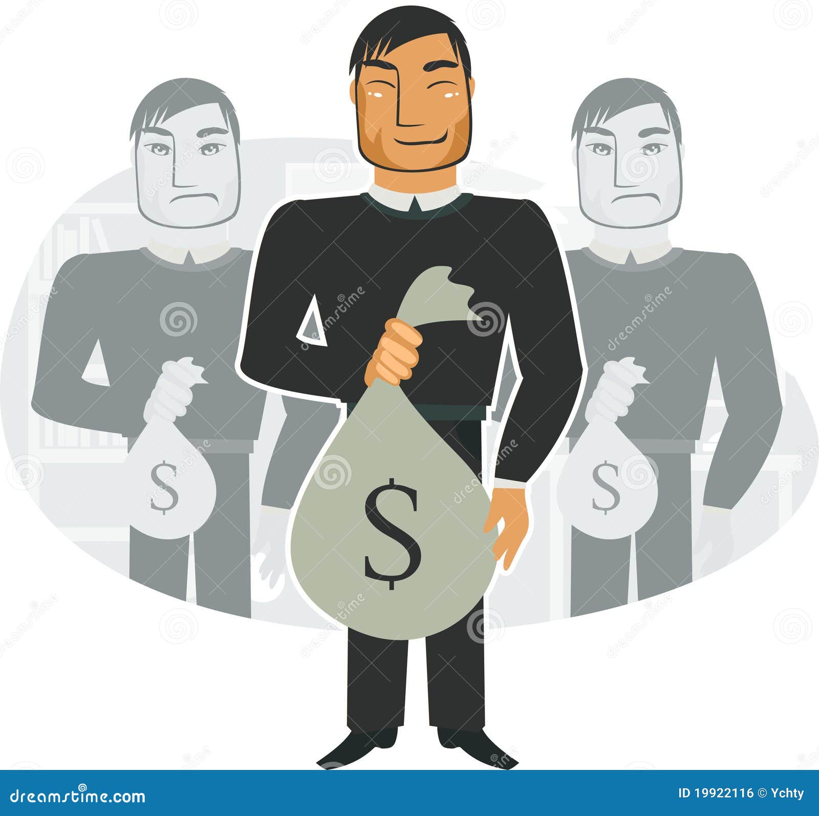 I Have Got Much Money (vector) Stock Vector - Illustration of person ...