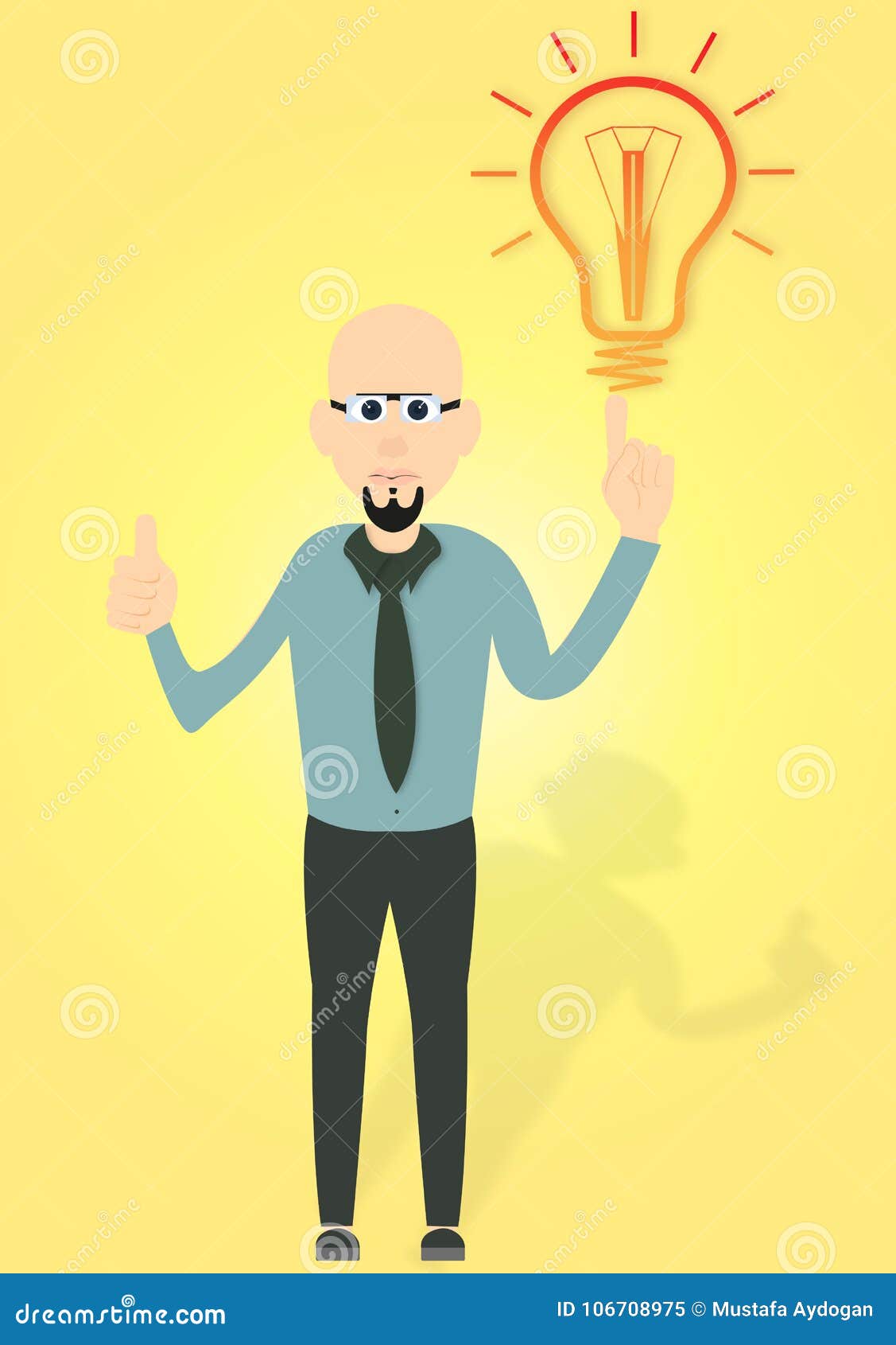 I have a new idea stock illustration. Illustration of creativity ...