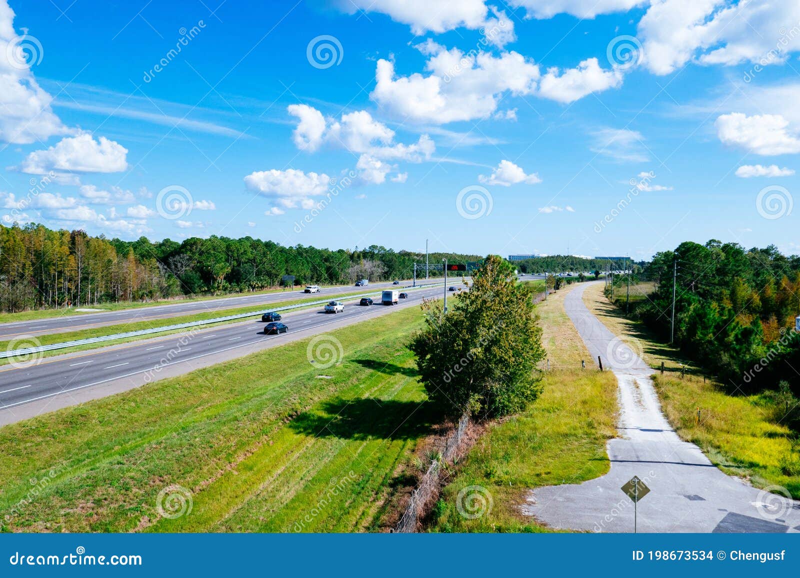 A Beautiful Highway in Florida Editorial Stock Image - Image of auto ...