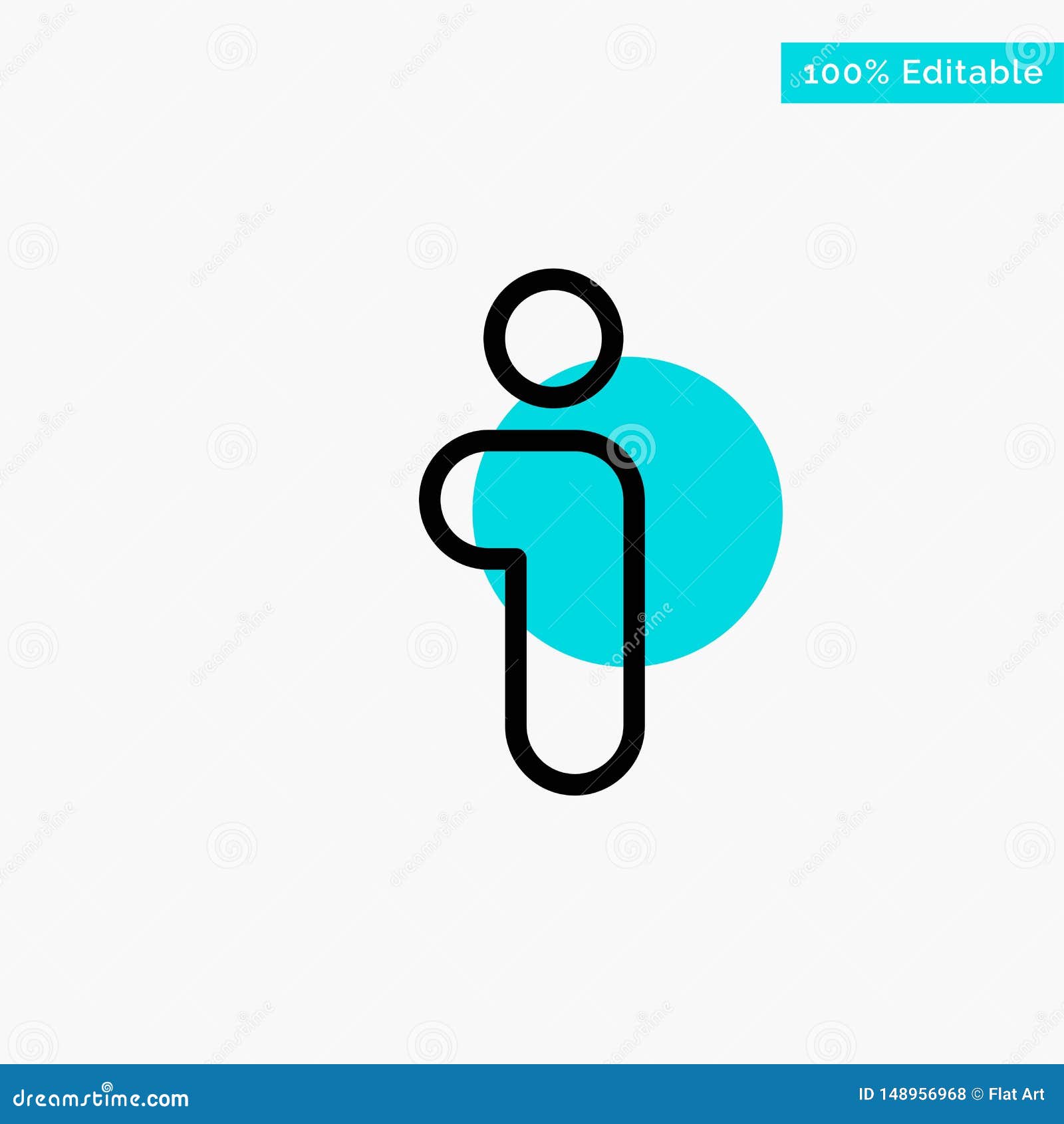 I, Info, Information, Interface Turquoise Highlight Circle Point Vector ...